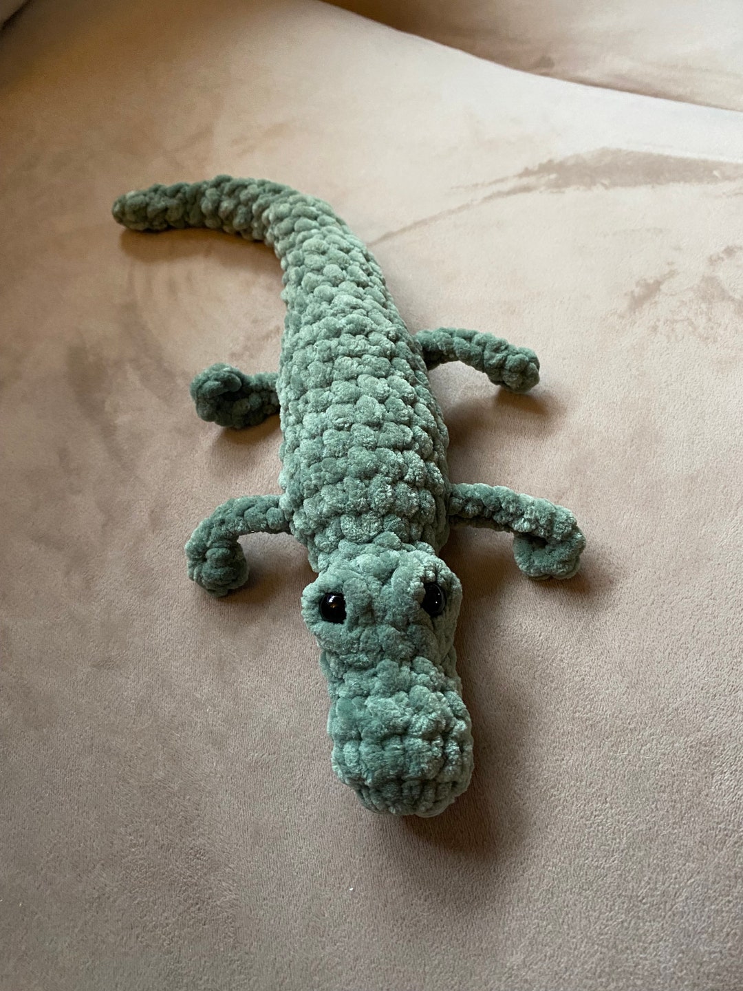 Crochet Alligator Plushie, Amigurumi Alligator, Crochet Plush - Etsy