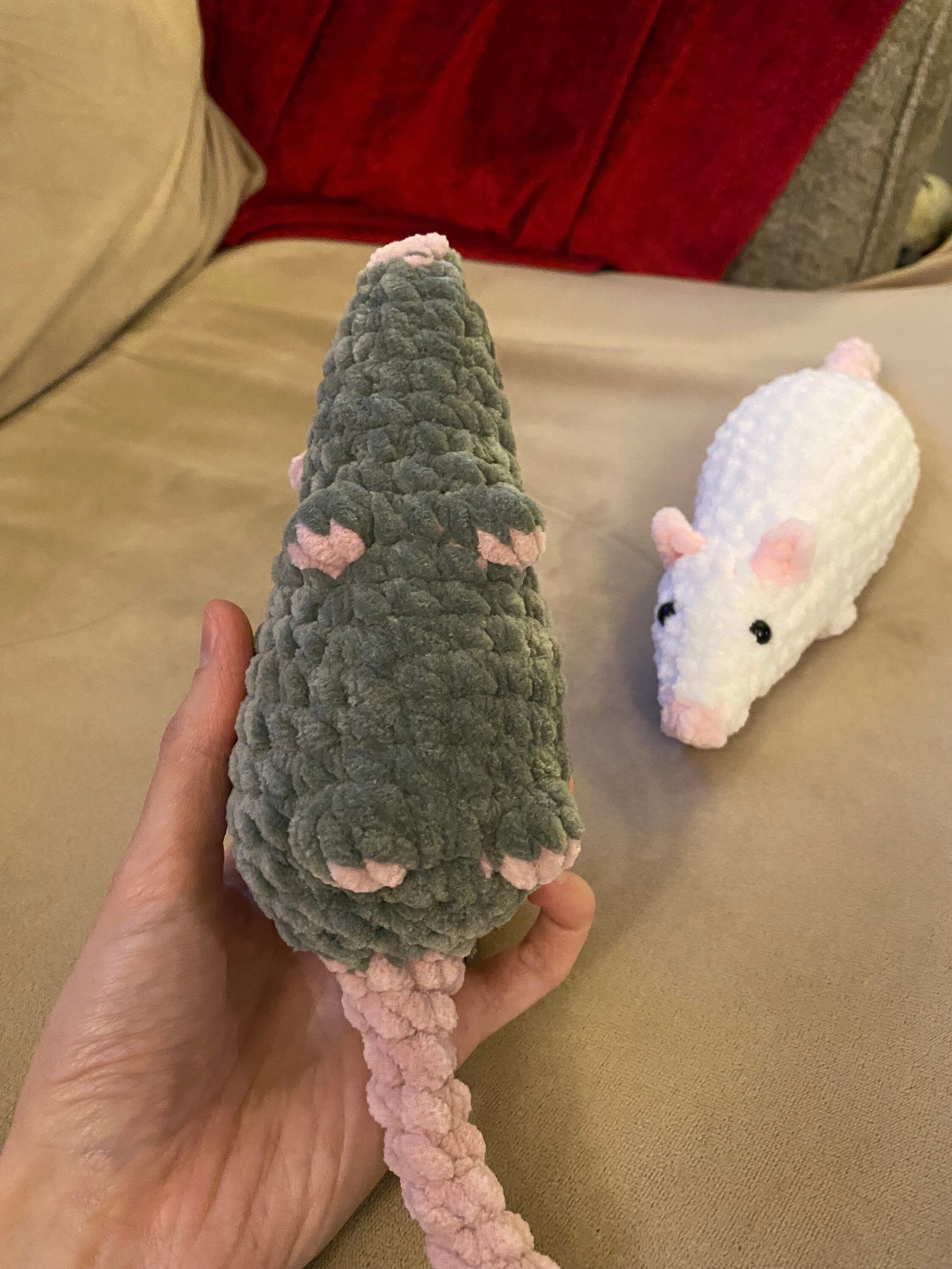 Crochet Rat Plushie, Amigurumi Rat, Crochet Plush - Etsy