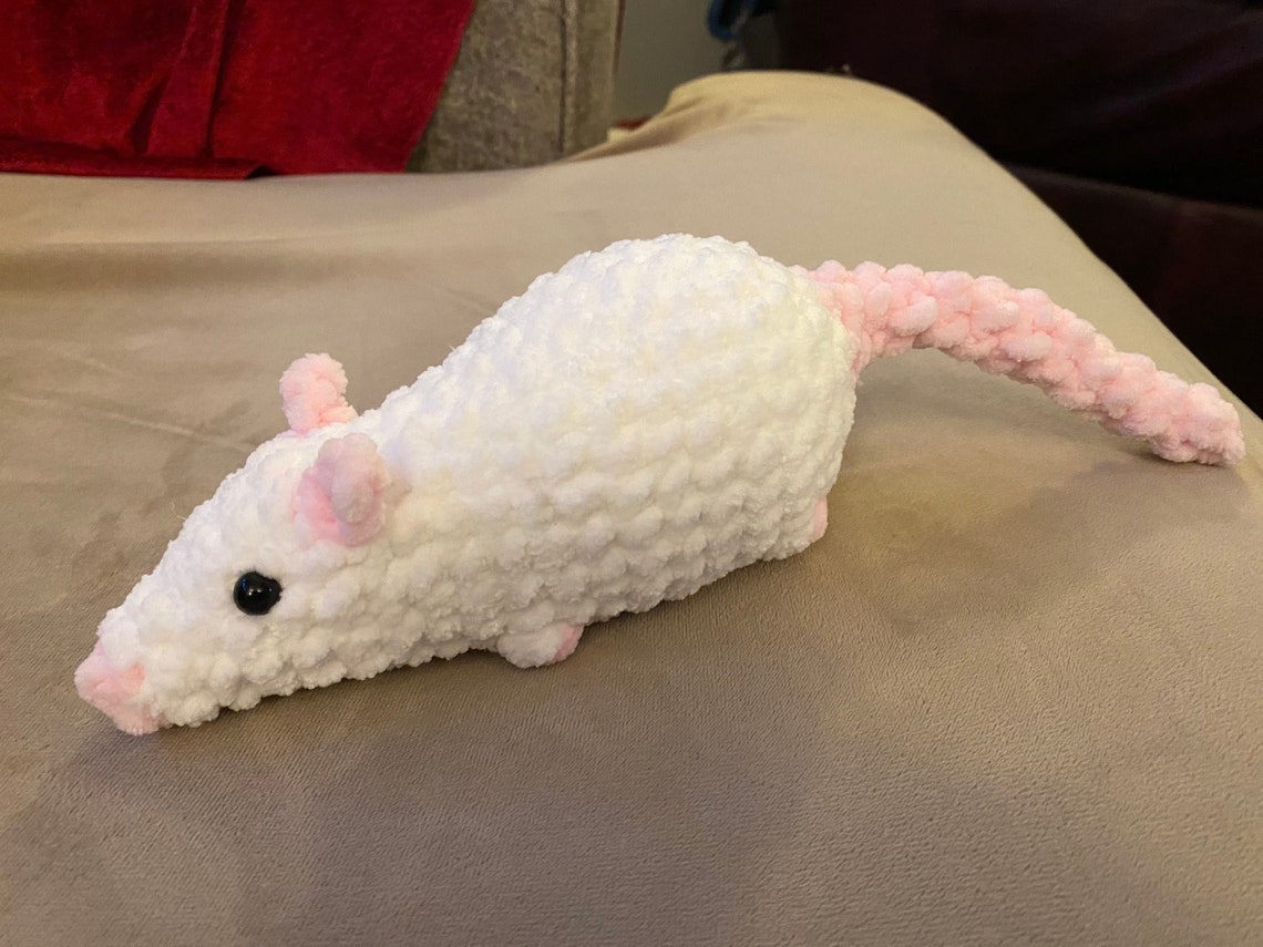Crochet Rat Plushie, Amigurumi Rat, Crochet Plush - Etsy