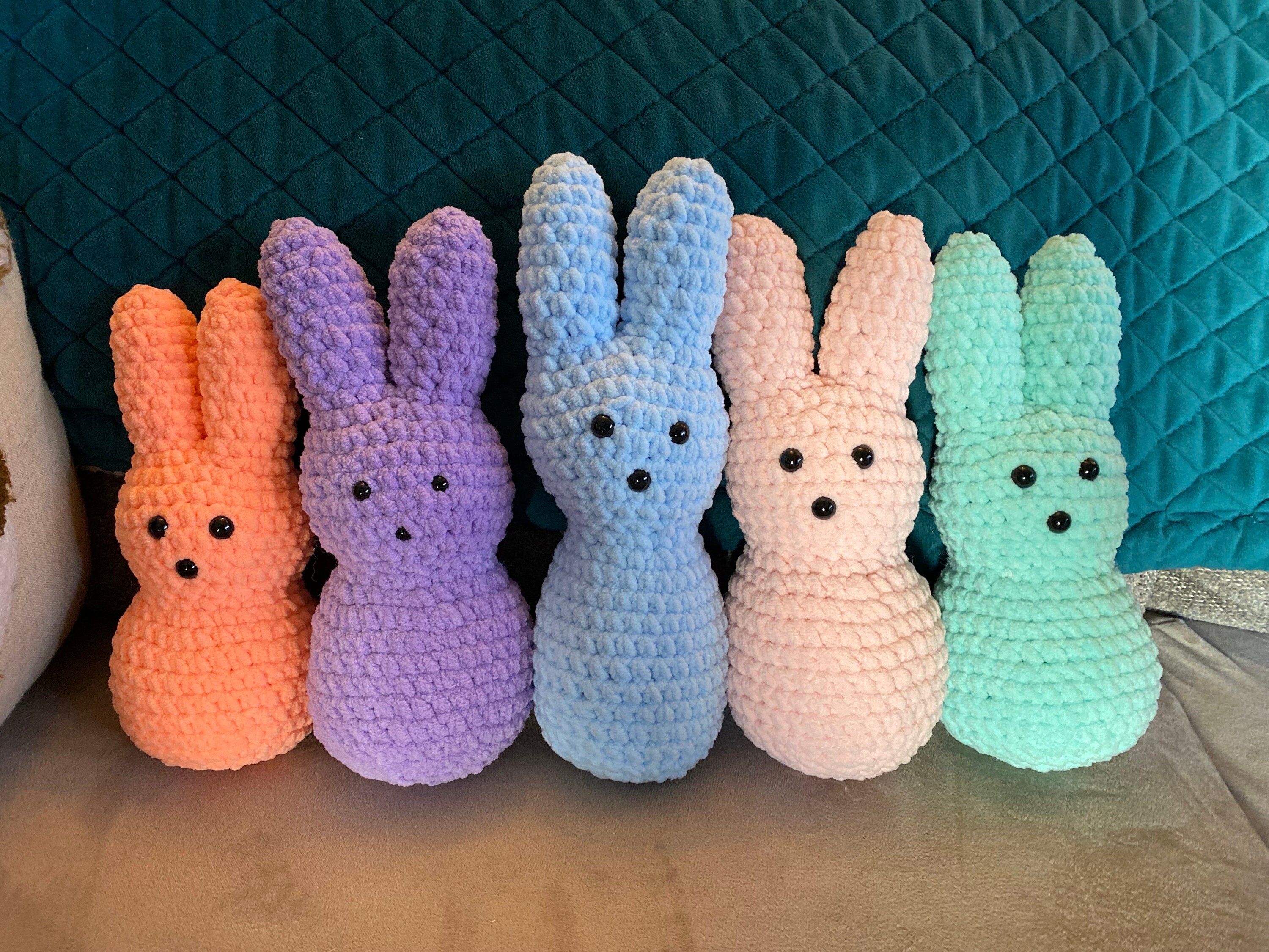 Crochet Peeps Plushie, Amigurumi Peeps, Crochet Plush - Etsy