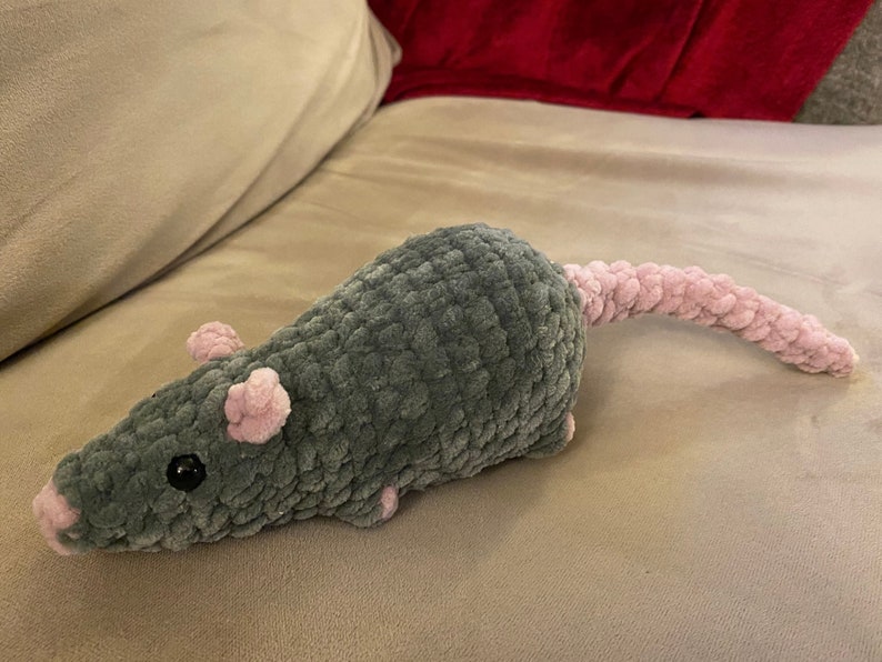 Crochet Rat Plushie, Amigurumi Rat, Crochet Plush - Etsy