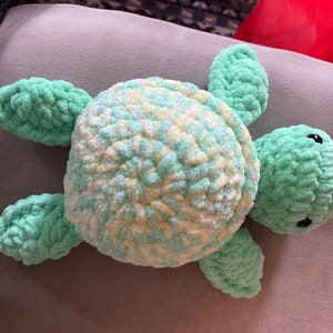 Big Crochet Turtle Plushie, Amigurumi Turtle, Crochet Plush - Etsy