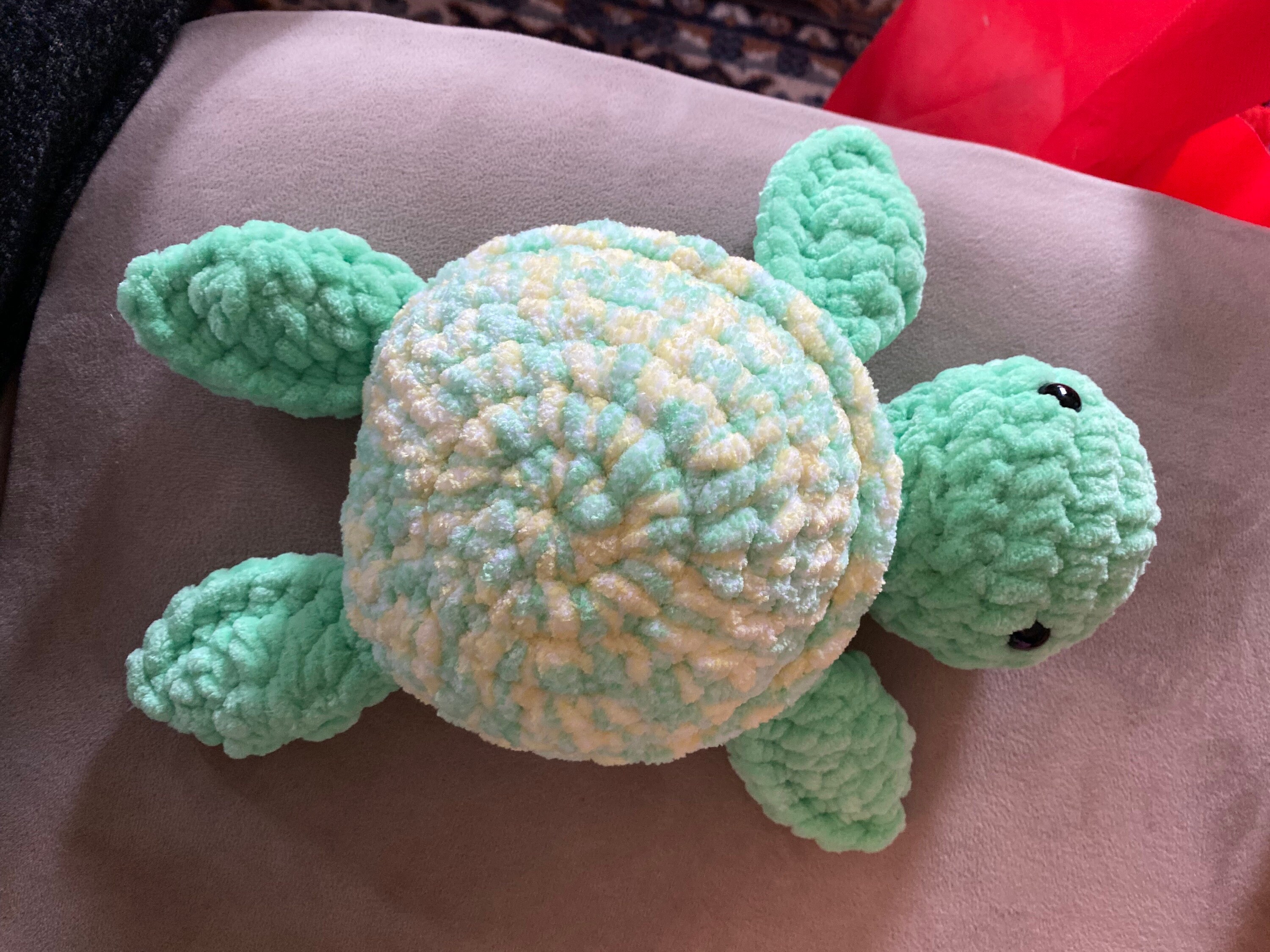 Big Crochet Turtle Plushie, Amigurumi Turtle, Crochet Plush - Etsy