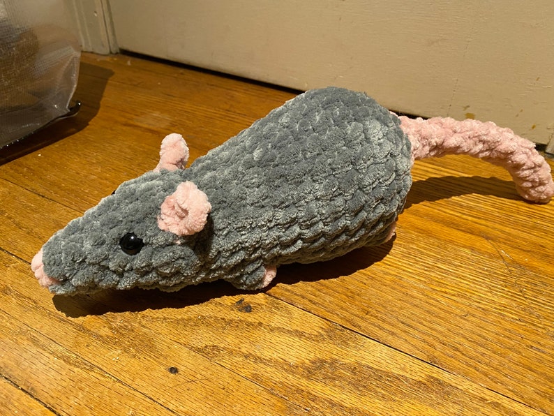 Big Crochet Rat Plushie, Big Amigurumi Rat - Etsy