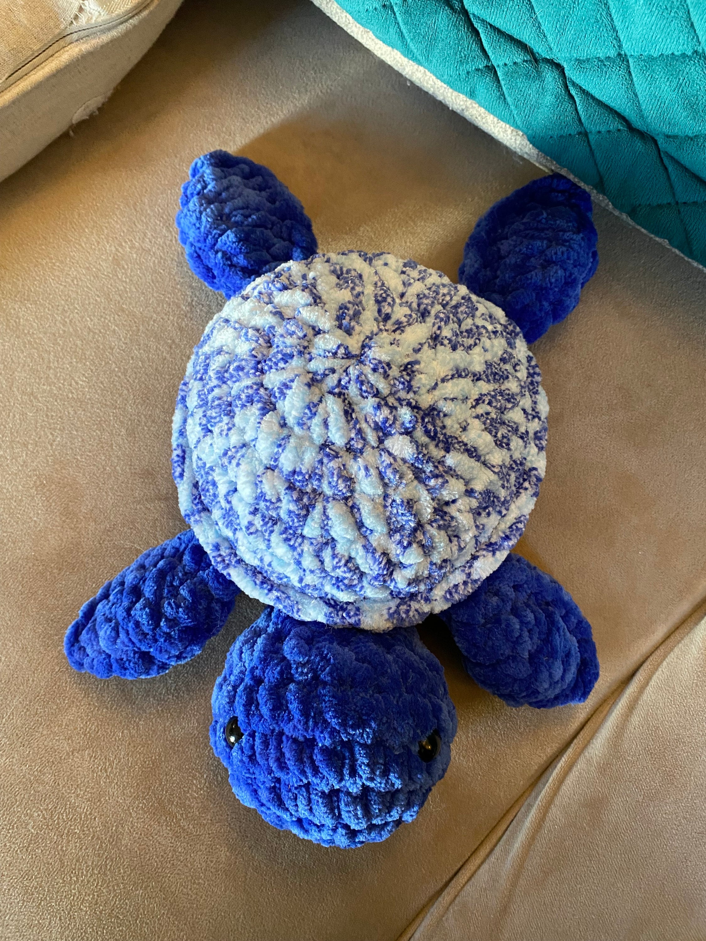 Big Crochet Turtle Plushie, Amigurumi Turtle, Crochet Plush - Etsy