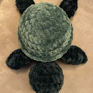 Big Crochet Turtle Plushie, Amigurumi Turtle, Crochet Plush - Etsy
