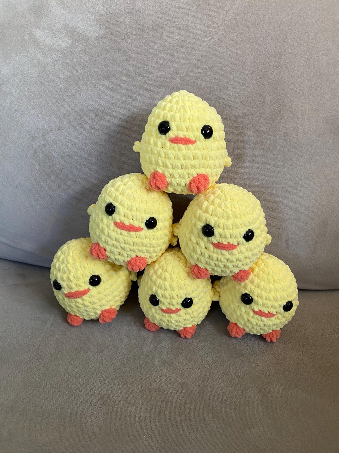 Crochet Chick Plushie, Amigurumi Chick, Crochet Plush - Etsy
