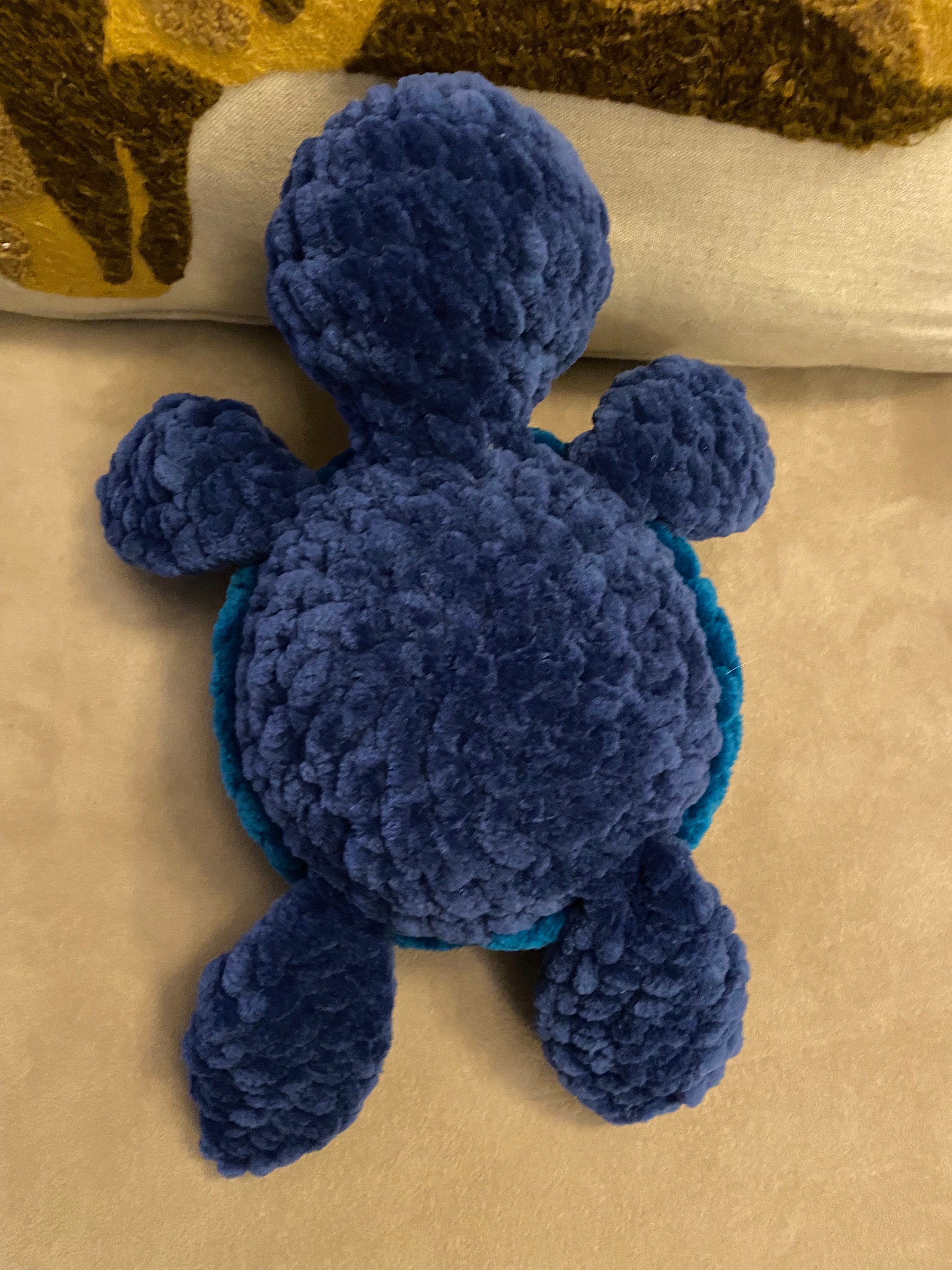 Big Crochet Turtle Plushie, Amigurumi Turtle, Crochet Plush - Etsy
