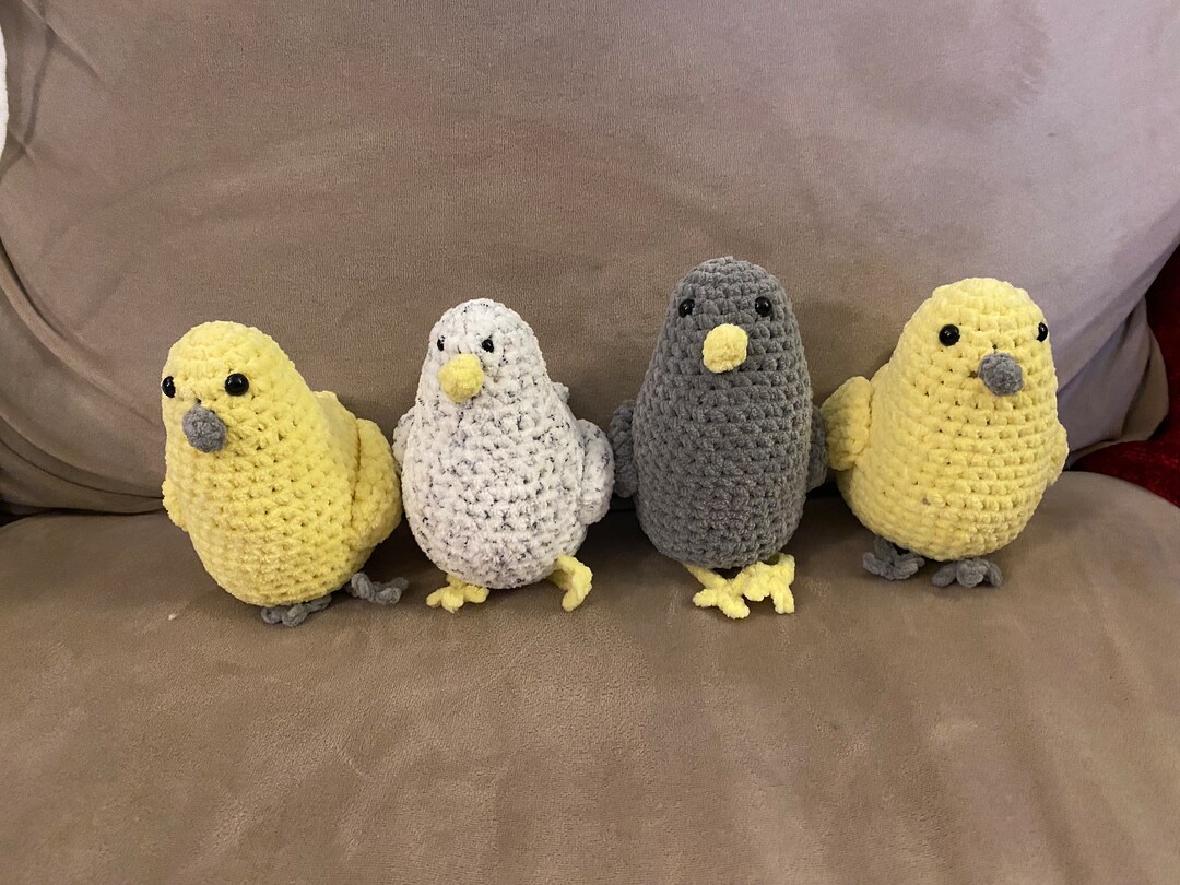 Small Crochet Bird Plushies, Amigurumi Birds, Crochet Plush - Etsy