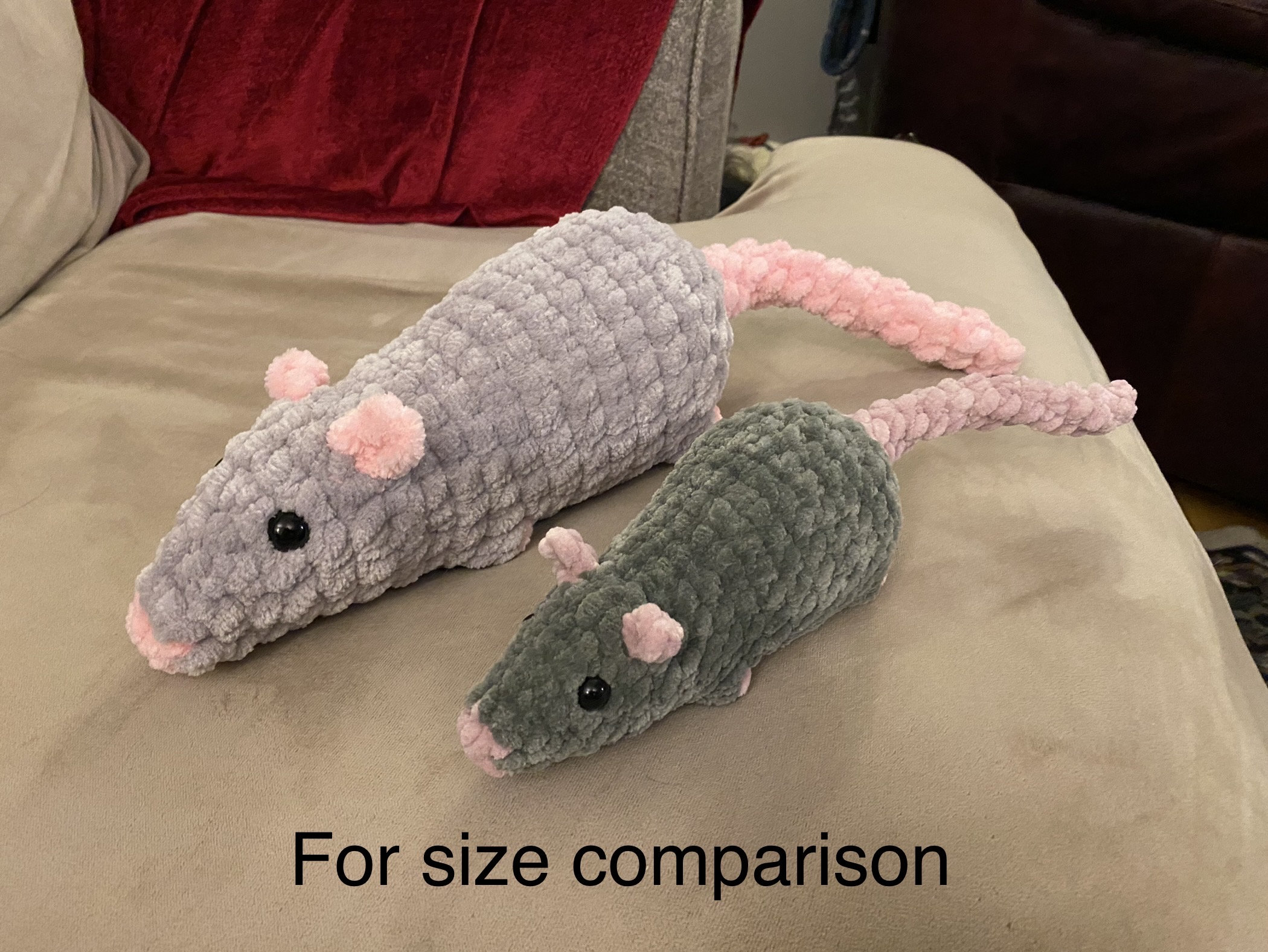 Big Crochet Rat Plushie, Big Amigurumi Rat - Etsy