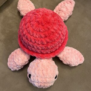 Big Crochet Turtle Plushie, Amigurumi Turtle, Crochet Plush - Etsy