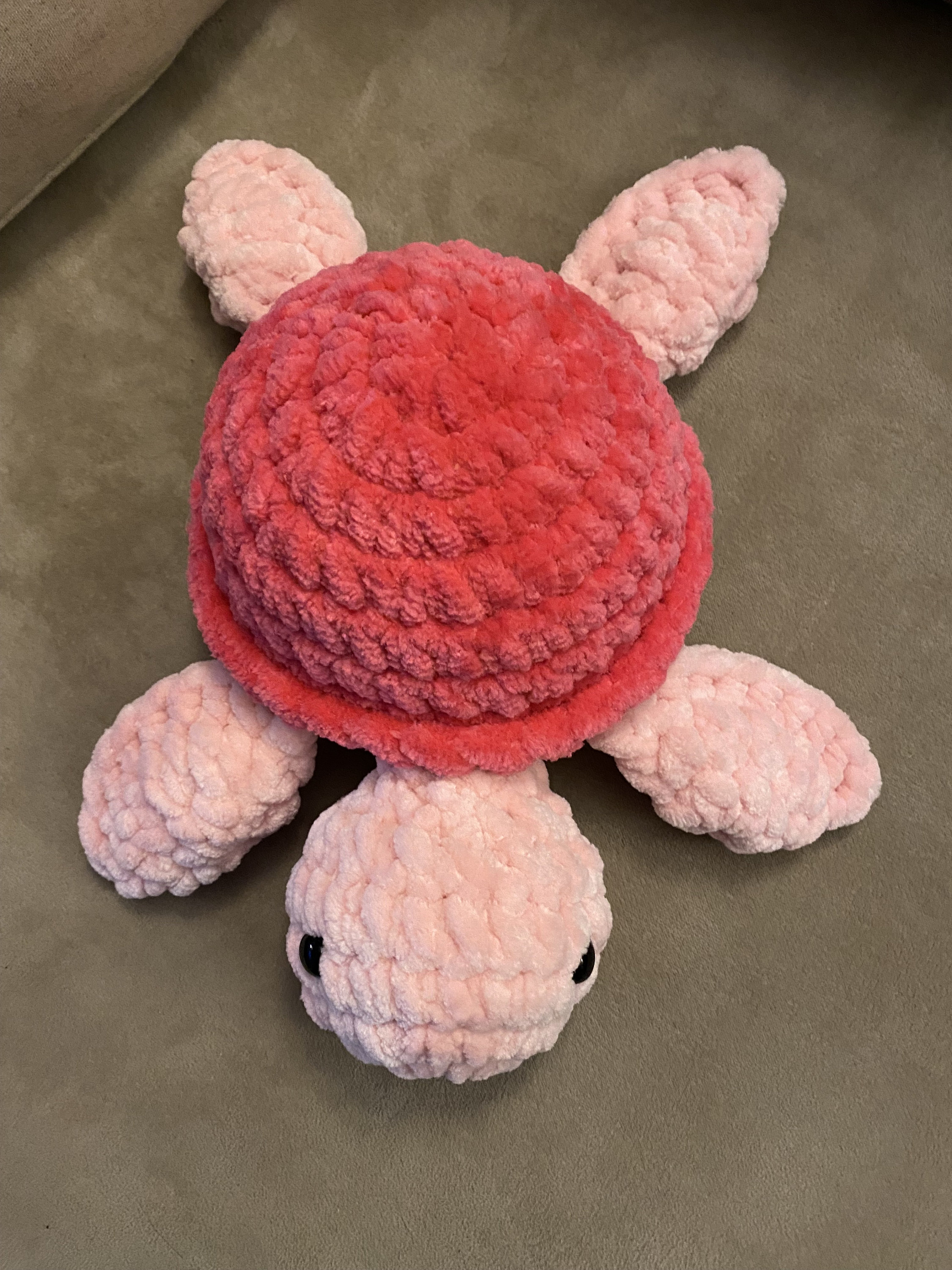 Big Crochet Turtle Plushie, Amigurumi Turtle, Crochet Plush - Etsy