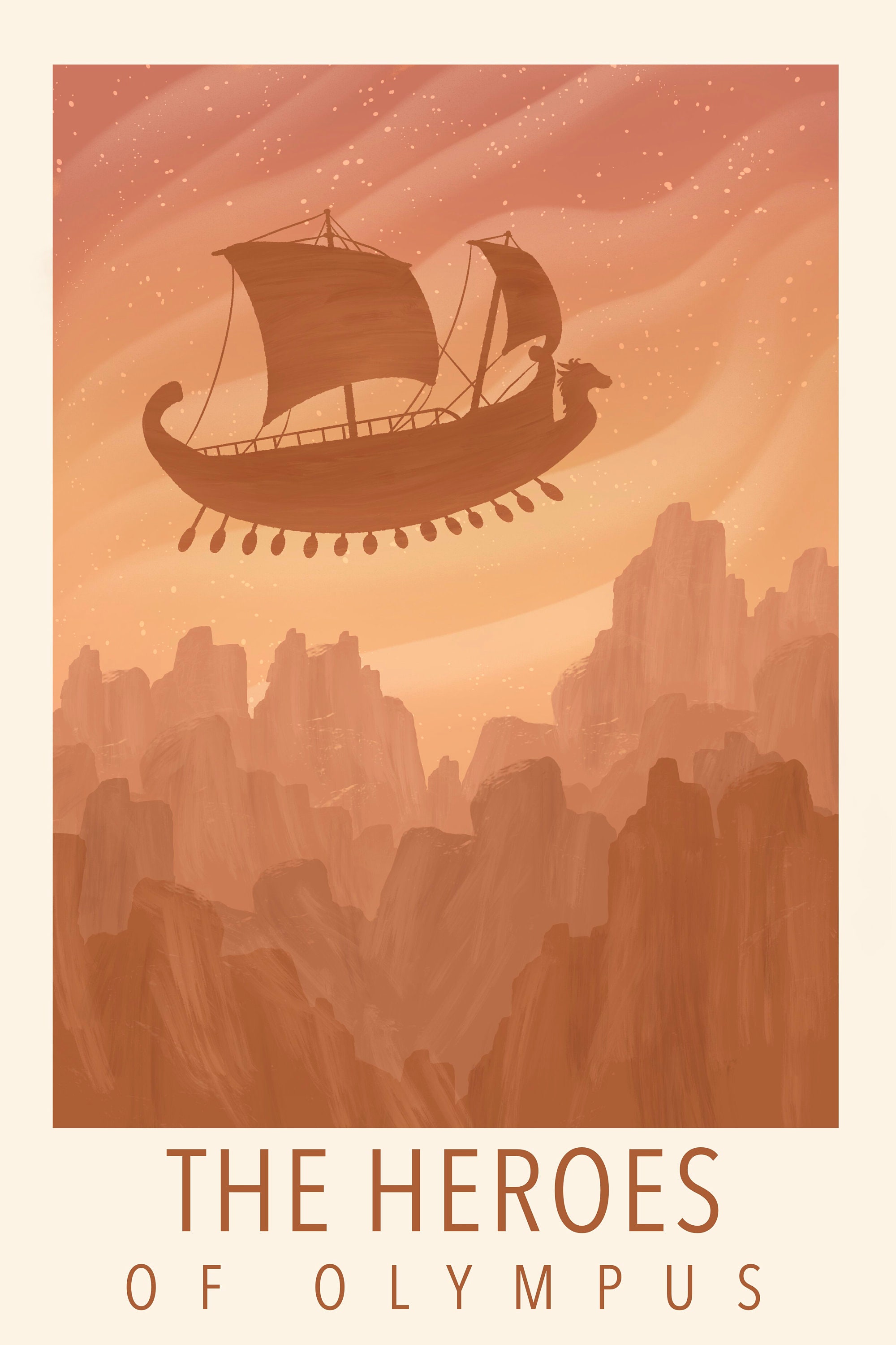 Heroes of Olympus Poster Digital File - Etsy