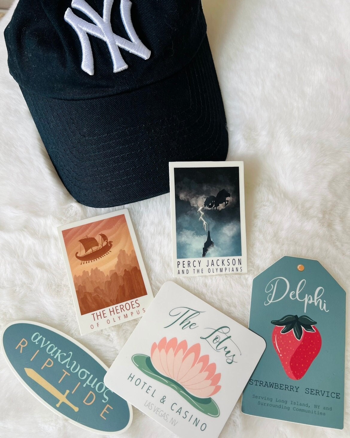 Percy Jackson Stickers pack of 5 - Etsy