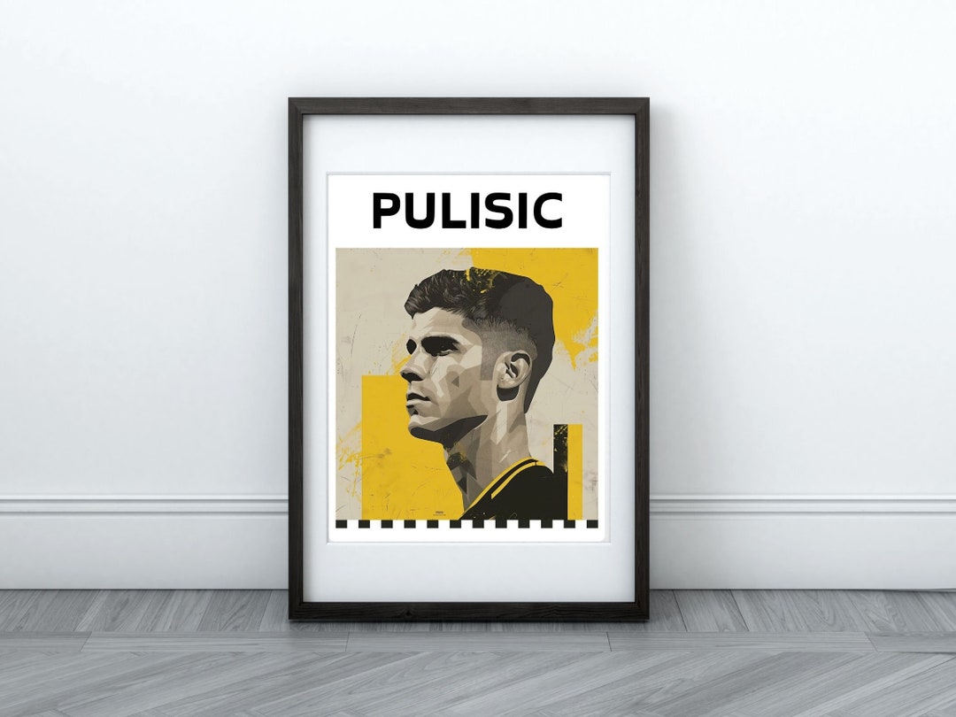 Christian Pulisic Digital Print | American Soccer Star Art | Instant ...