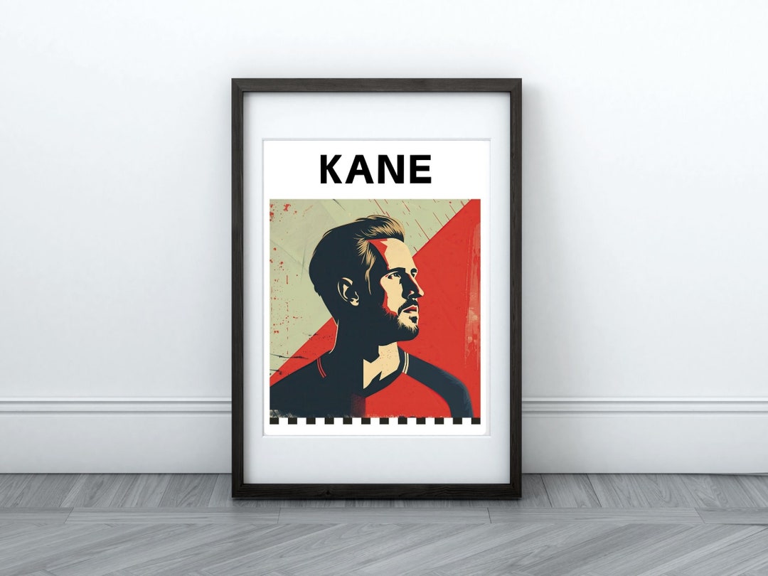 Harry Kane Digital Print | England Captain Art | Instant Download ...
