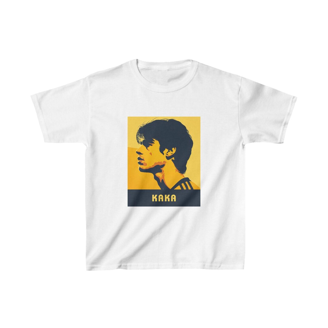 Kids Kaká Soccer Tee | Brazil & AC Milan Legend Pop Art | Kaká Kids ...