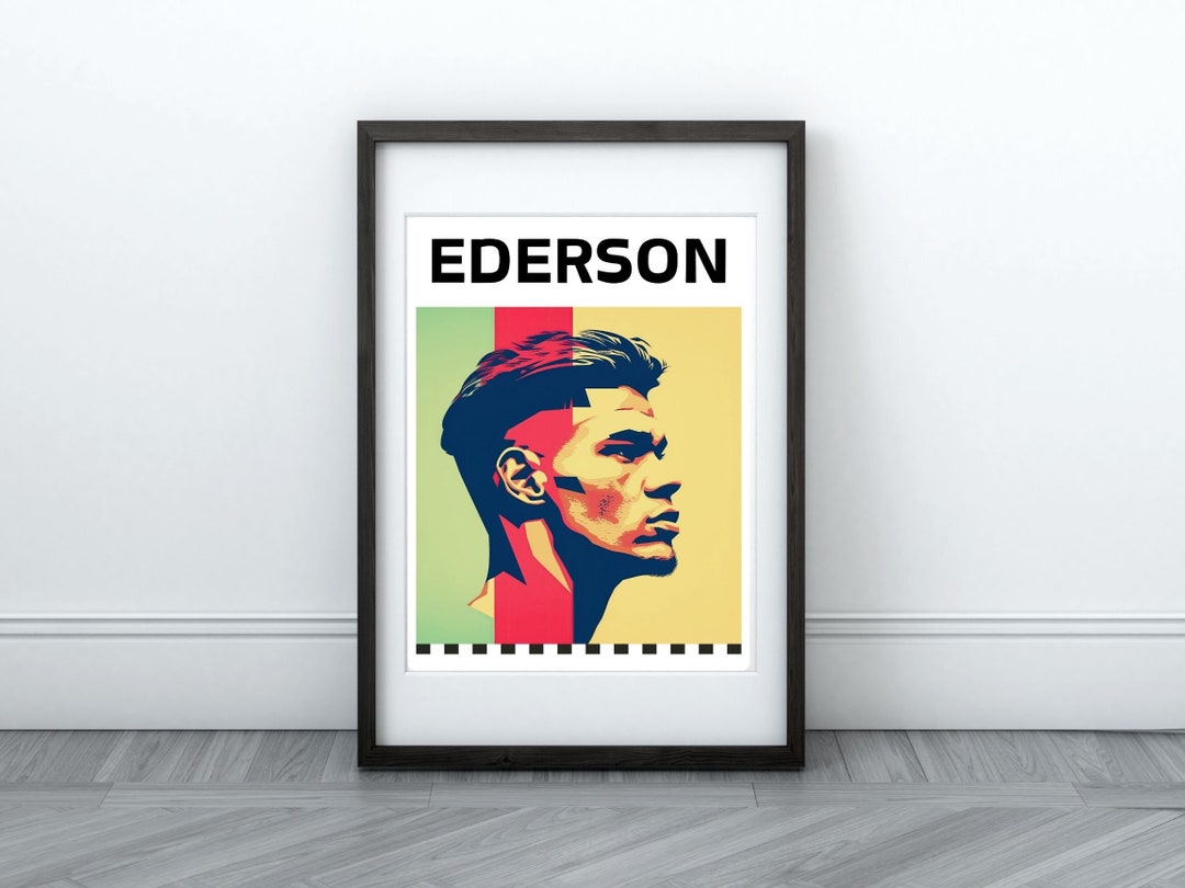Ederson, Man City, Goalie, Soccer Poster, Football Poster, Sports ...