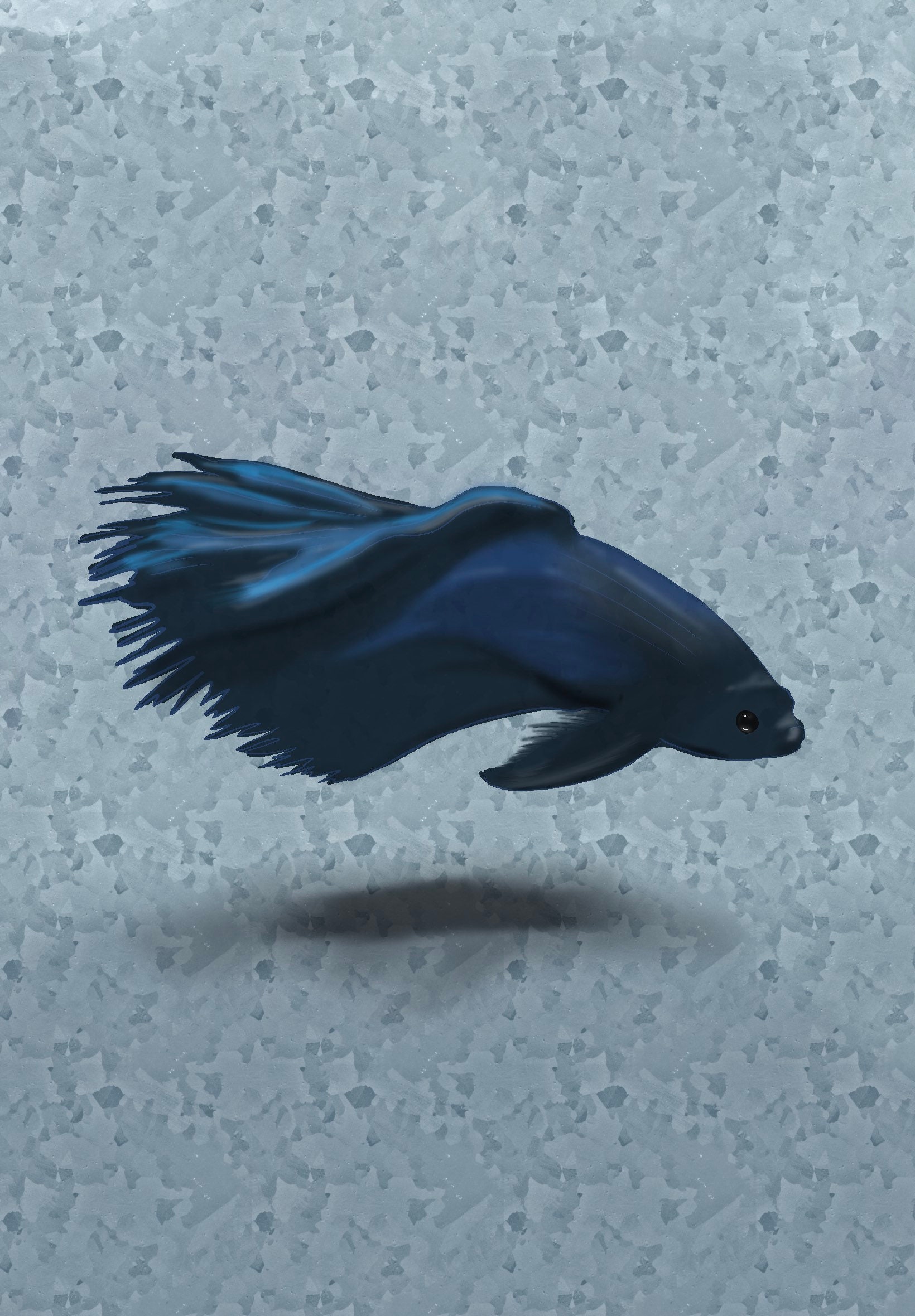 Custom Fish Portrait, Fish Memorial, Pet Portrait, Custom Fish Digital ...