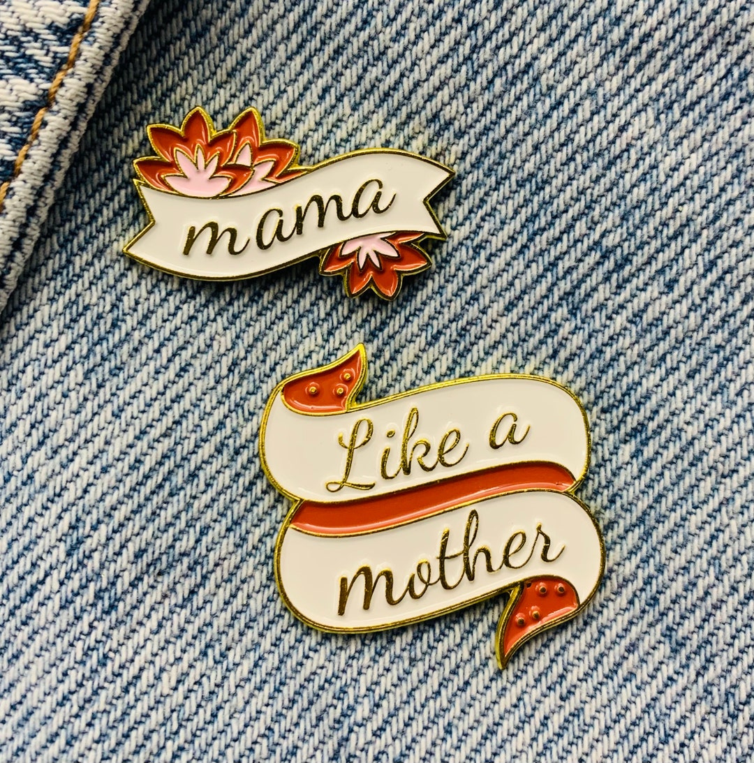 New Enamel Pin Sun Mom Mother Family Metal Connector Gift Birthday 1 ...