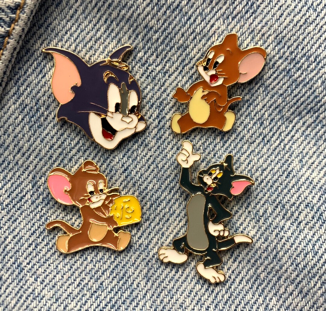 Tom and Jerry Enamel Pin Metal Plug Gift Nice Cute 1pcs - Etsy