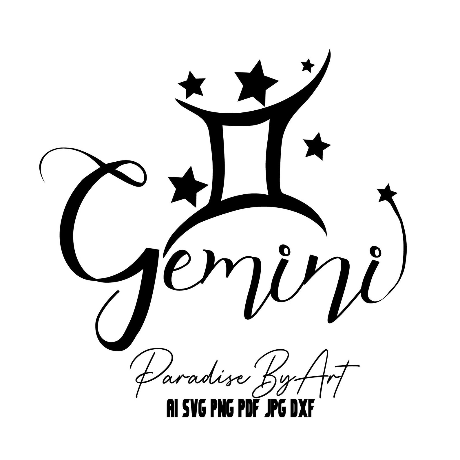 Gemini Svg Gemini Sign Svg Gemini Png Gemini Zodiac Sign - Etsy