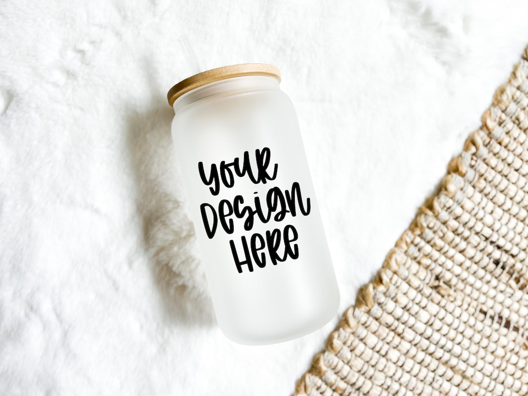 Frosted Libby Beer Glass Mockup Blank Mug Mockup 16oz Glass - Etsy