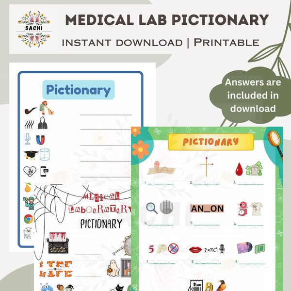Lab Pictionary - Etsy