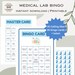 Printable Lab Week Bingo Game | 30 Bingo Cards | Medical Laboratory ...