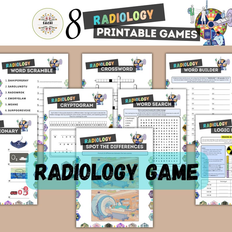 Radiology Week Games - Etsy