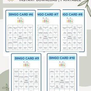 Printable Lab Week Bingo Game | 30 Bingo Cards | Medical Laboratory ...