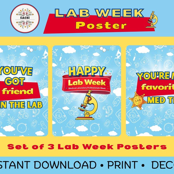Lab Week Decoration - Etsy