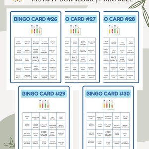 Printable Lab Week Bingo Game | 30 Bingo Cards | Medical Laboratory ...