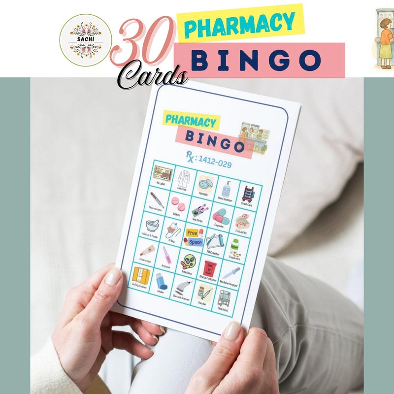 Pharmacy Card Game - Etsy