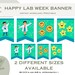 Happy Lab Week Banner Printable | Lab Week 2025 | Lab Week Activities ...