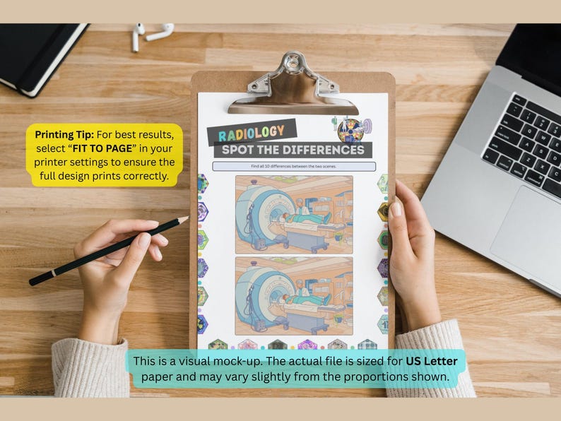 Printable 8 Radiology Game Bundle | 2025 the Kaleidoscope of Radiologic ...