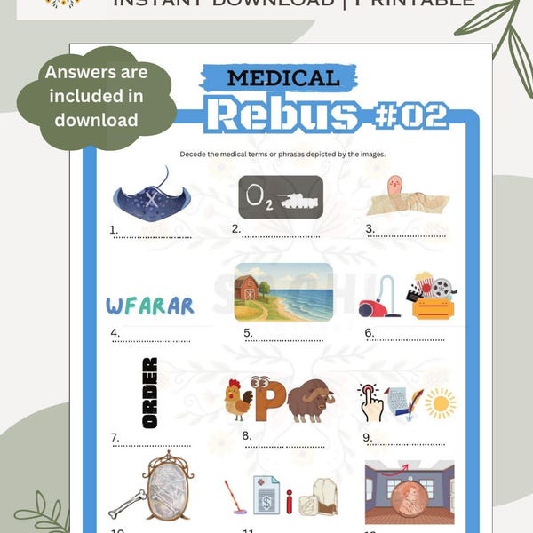 Pharmacy Pictionary Game - Etsy