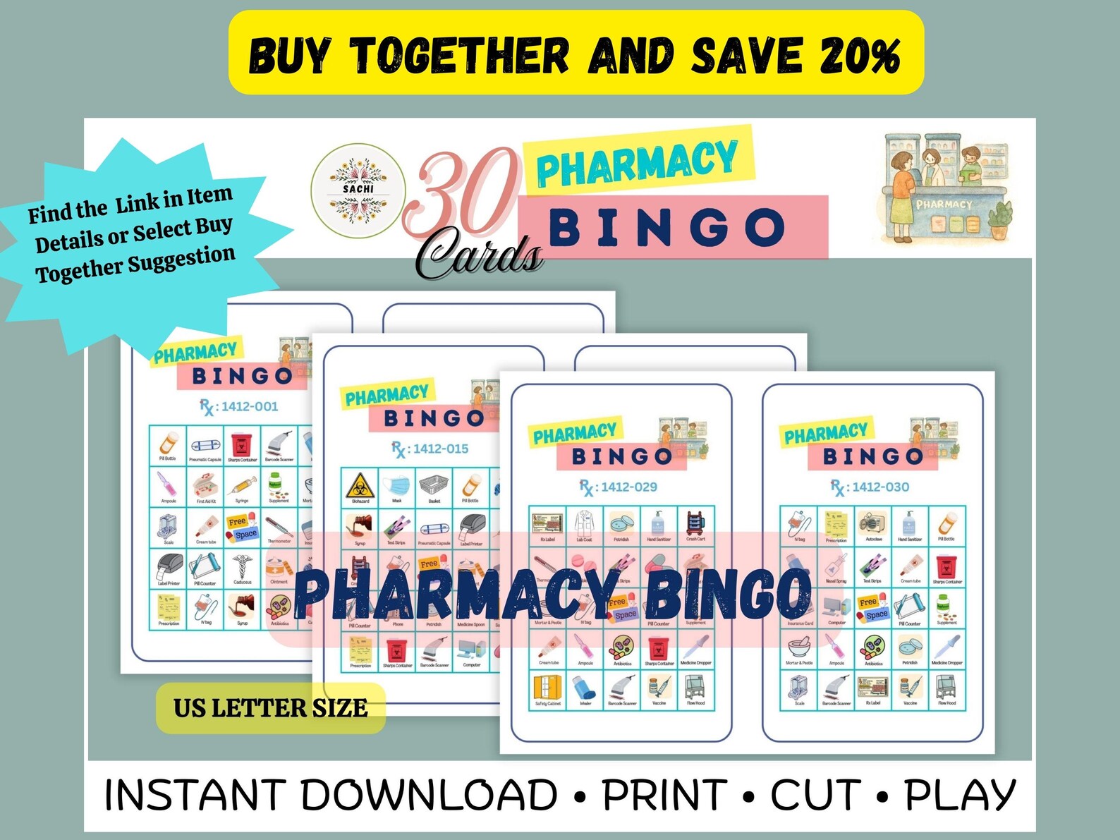 Printable 10 Pharmacy Game Bundle | Pharmacy Week 2025 Puzzles | Fun ...