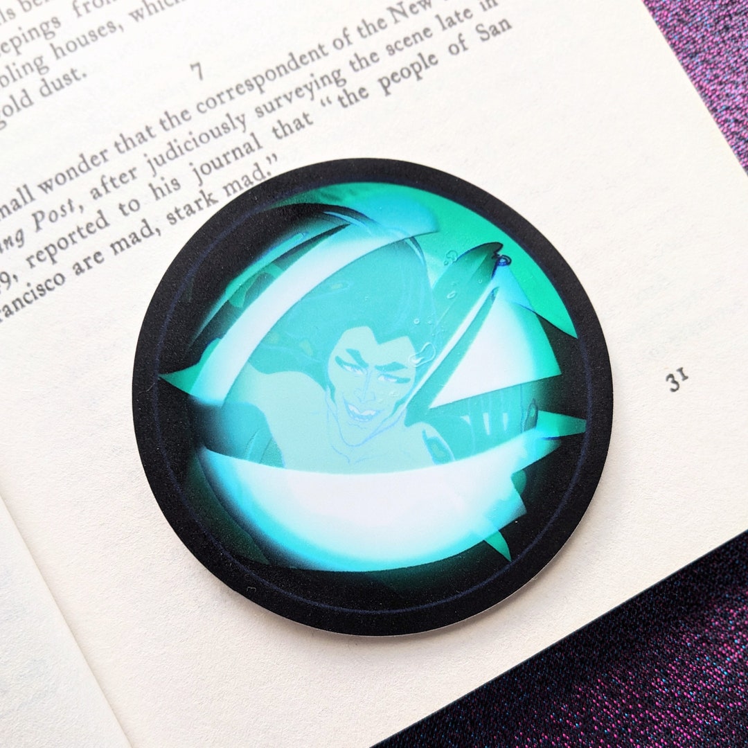 Hello Merman Chrome Sticker - Etsy