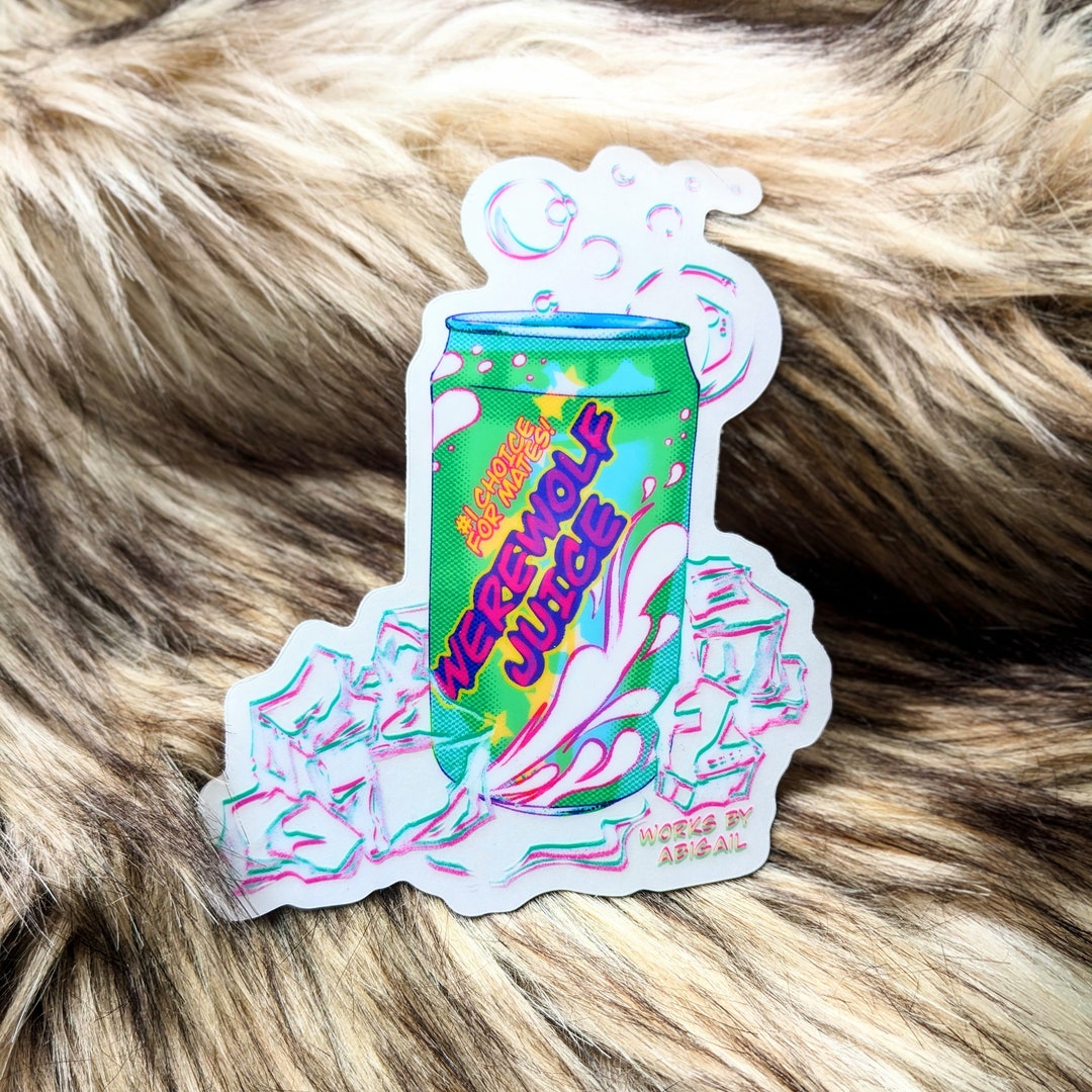 Werewolf Juice Sticker - Etsy