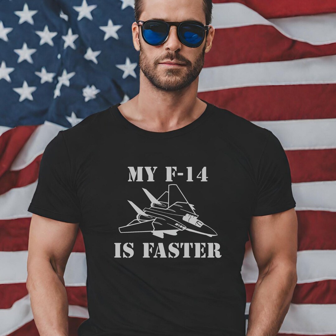 Funny Military Veteran F-14 Fighter Jet T-shirt F14 Tomcat Honoring ...