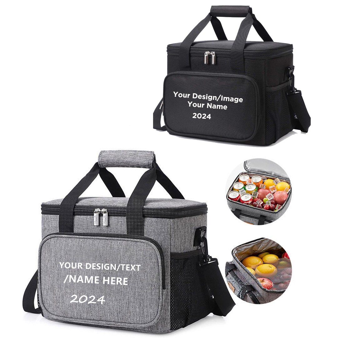 Customized 24 Can 15L Large Insulated Lunch Box Personalized Name ...