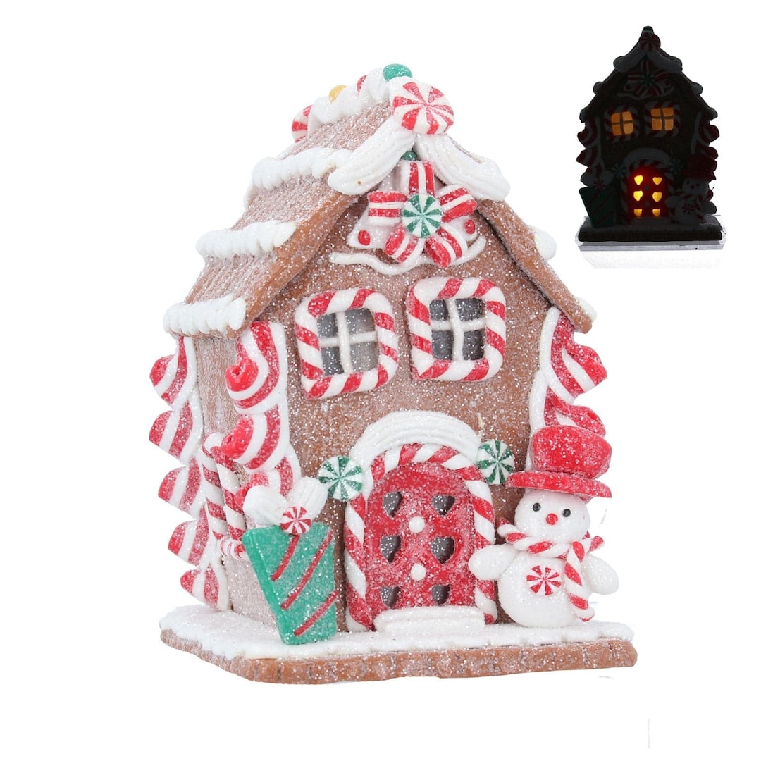 Light up Gingerbread House Christmas Decoration - Etsy Canada
