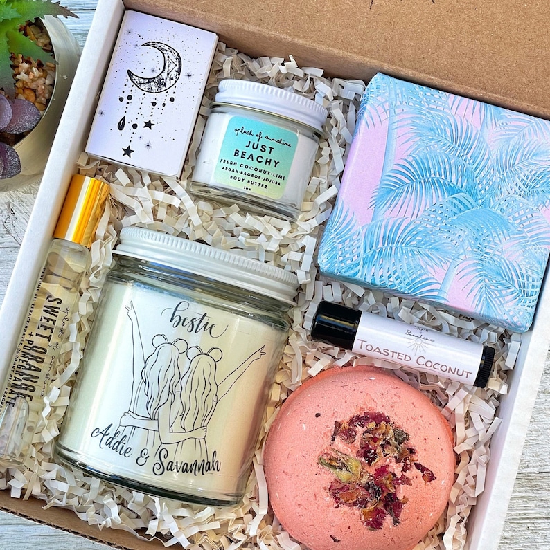 Personalized Best Friend Gift Box Bestie Gift Box Spa Gift - Etsy