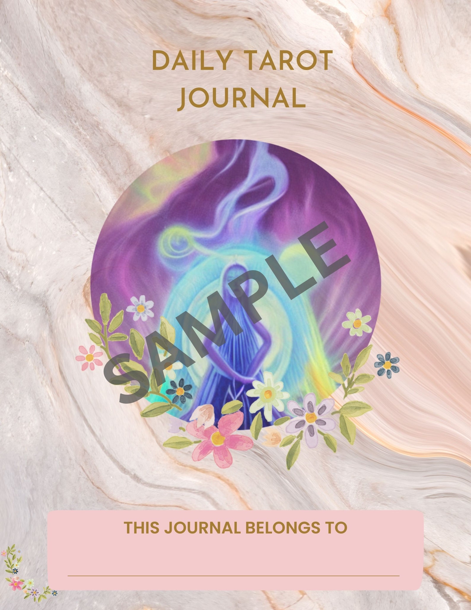 Daily & Yearly Tarot Journal Templates, Easy to Use Tarot Reading ...