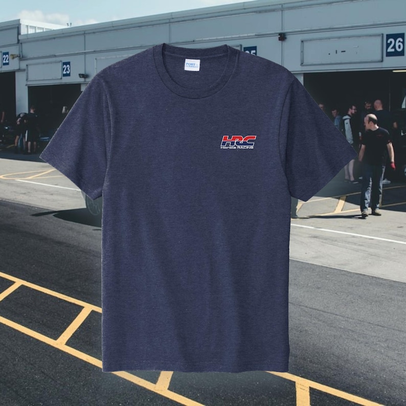 HRC Honda Racing T-shirt: Heavyweight Cotton V-tec Tee - Etsy