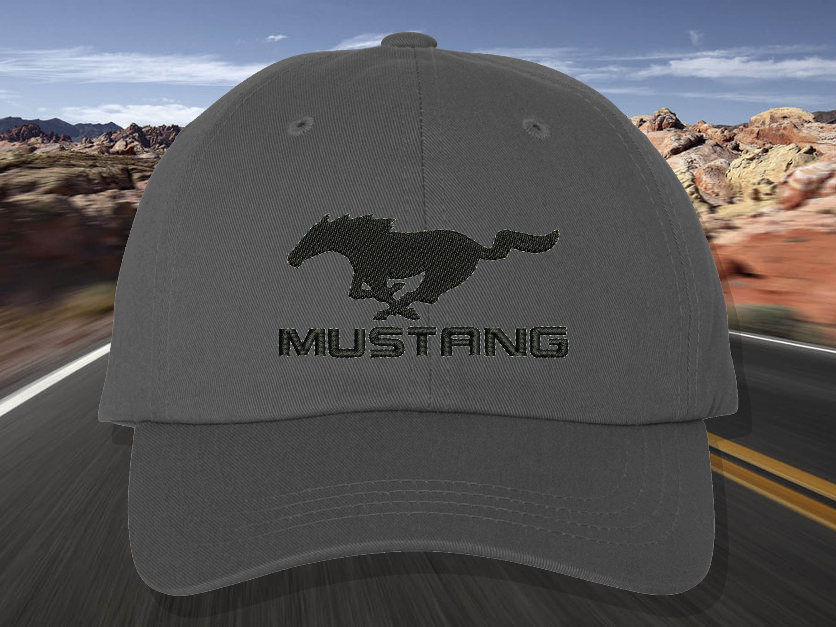 Mustang Embroidered YP Classics - Classic Dad Hat Cap Ford Mustang GT ...