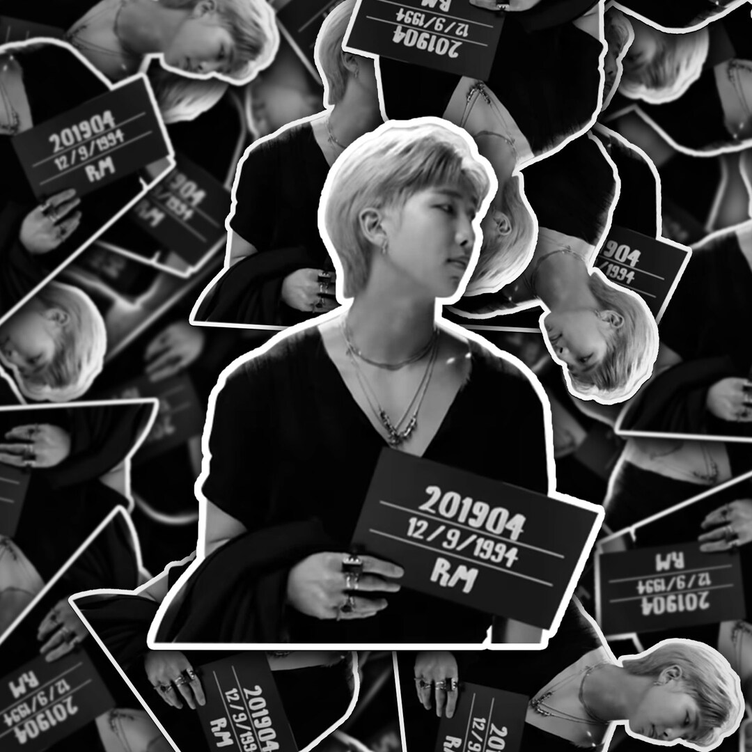 RM Sticker | Butter Mugshot | Stickers | Bangtan Sticker | Namjoon ...