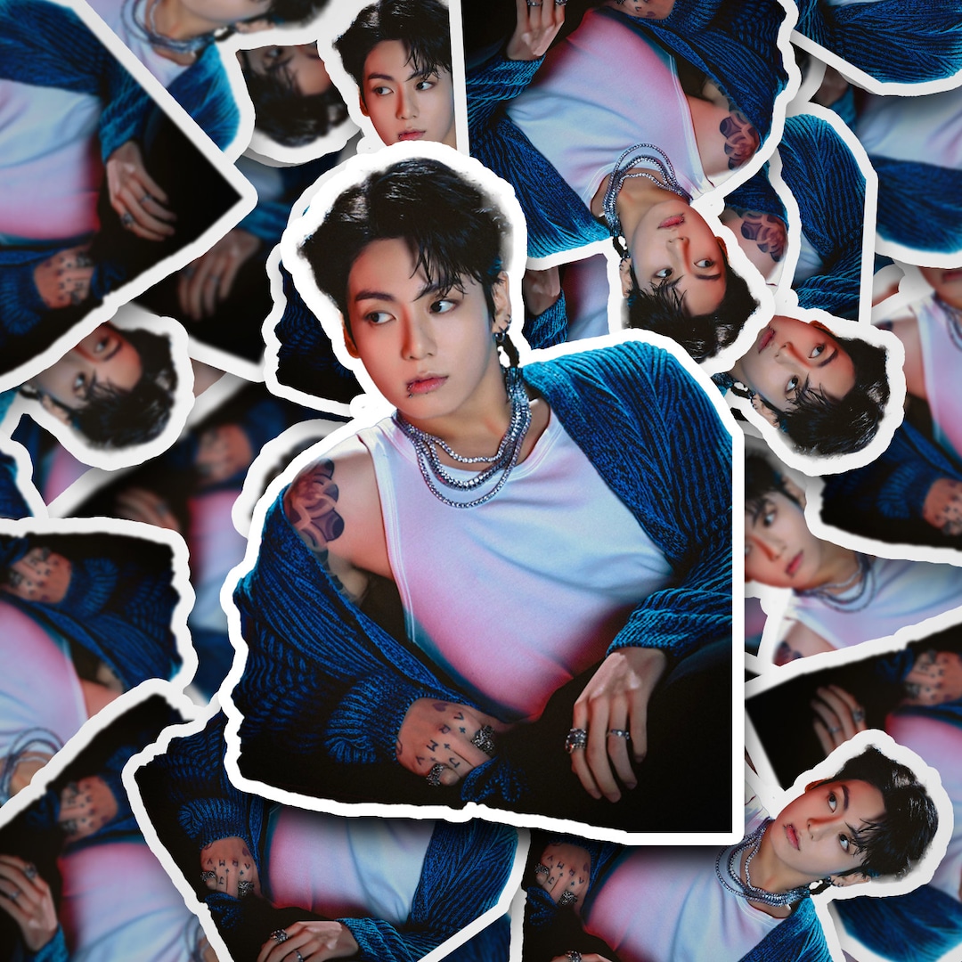 Jungkook Golden Concept Photo Sticker | Stickers | Bangtan Sticker ...
