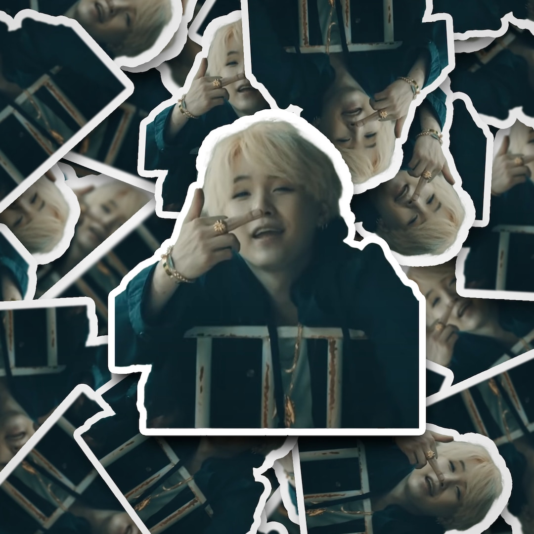 Agust D Middle Finger Sticker | Stickers | Bangtan Sticker | Suga ...